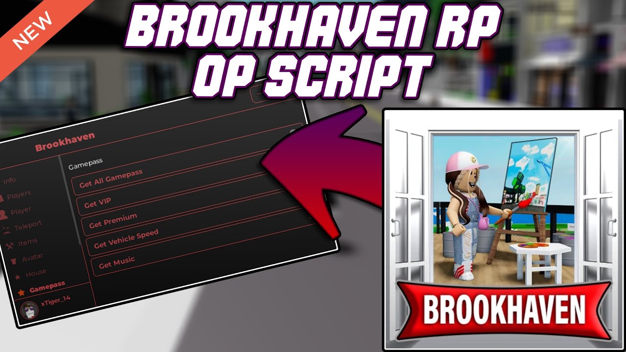 [NEW] Brookhaven 🏡RP OP Script (2025) PASTEBIN - Get All Gamepass ...