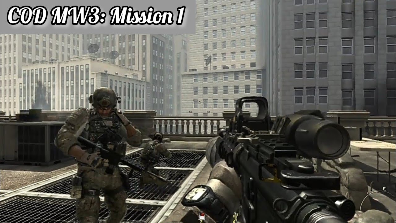 Call of Duty: Modern Warfare 3 (2011) - Walkthrough - Mission 1 - Black ...