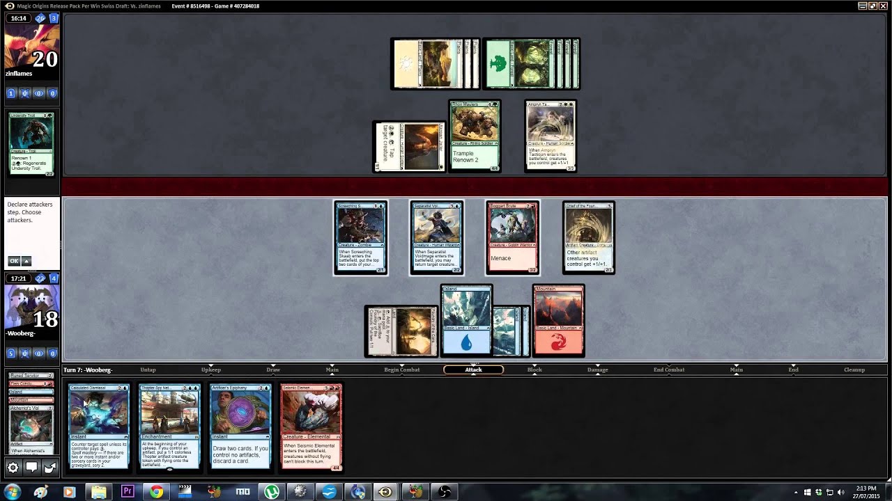 Magic Origins Draft #1 - Round 1 - Winning With Wooberg - YouTube