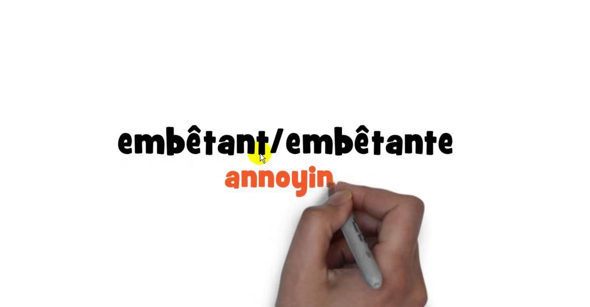 How to pronounce embêtant # embêtante - YouTube