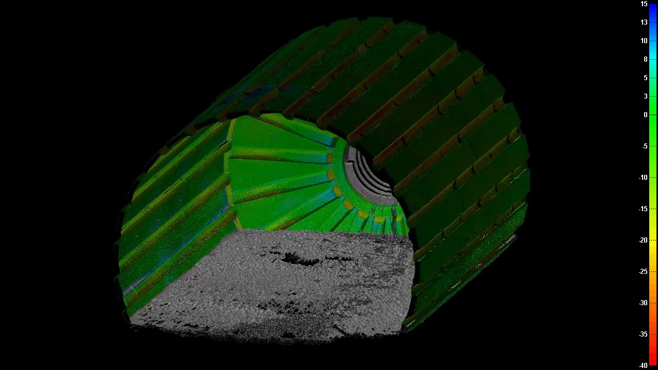 3D Laser Scan Mill Inspection Ball Mill Sample - YouTube