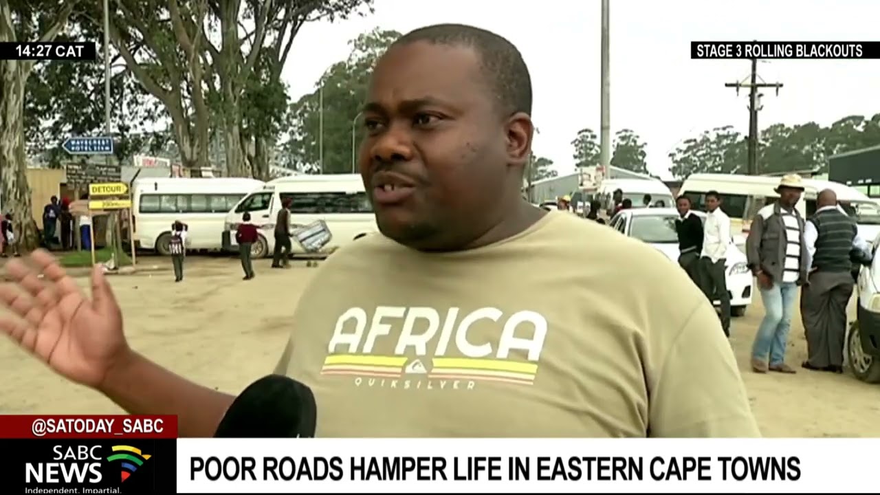 Centane residents bemoan poor roads in the Eastern Cape - YouTube