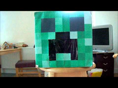 Creeper Box Head Cosplay - YouTube