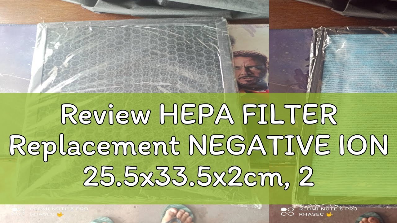 Review HEPA FILTER Replacement NEGATIVE ION 25.5x33.5x2cm, 26.5x33 ...
