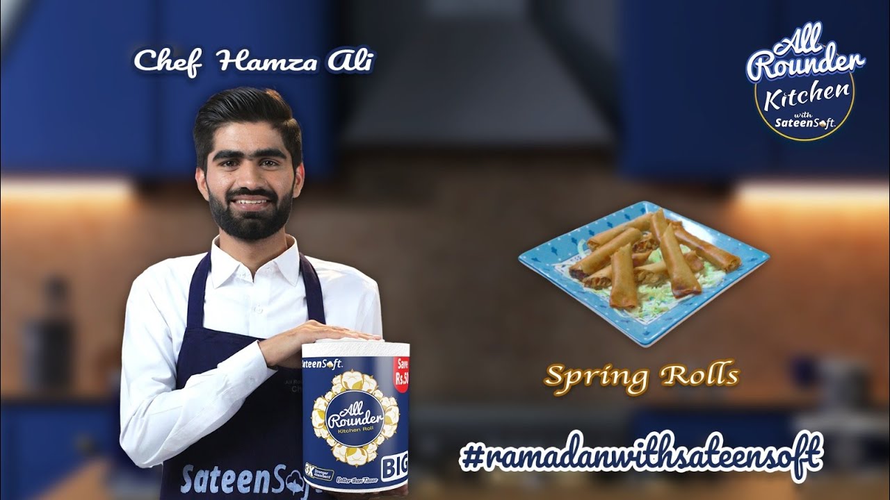 All-Rounder Kitchen with SateenSoft - Chef Hamza - Spring Rolls - YouTube