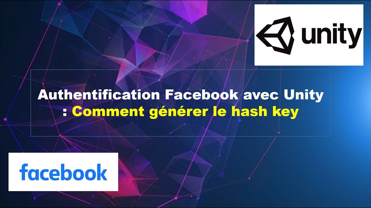 Unity : Comment générer le hash key Facebook - YouTube