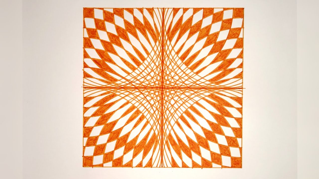 || How To Draw Simple Geometric Design || Simple Geometric Pattern ...