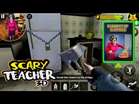 🔴 Scary Teacher 3d 🥴 | OMG!! Miss T Stuck to Refrigerator!! | Cruel ...