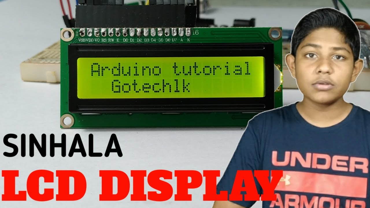 Sinhala Arduino Tutorial 10 Lcd Display Youtube 1424