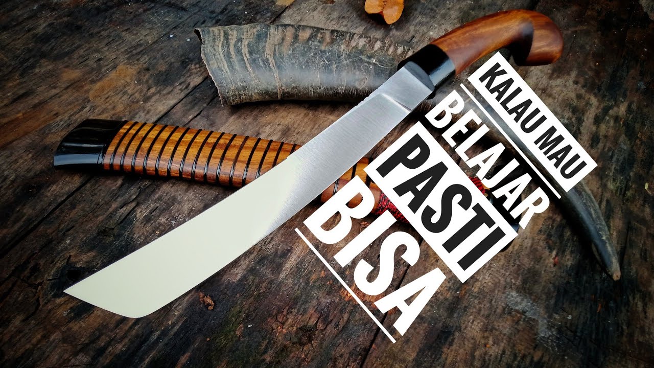 Tangan kreatif membuat tali simpay golok dari tanduk kerbau berikut ...