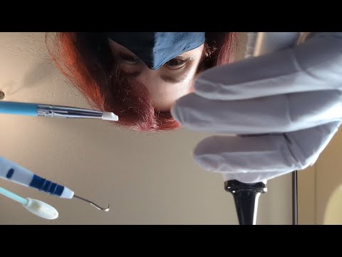 ASMR - Long, Intense Ear Cleaning Roleplay - Full Service Ear Spa - Soft Spoken with Gloves