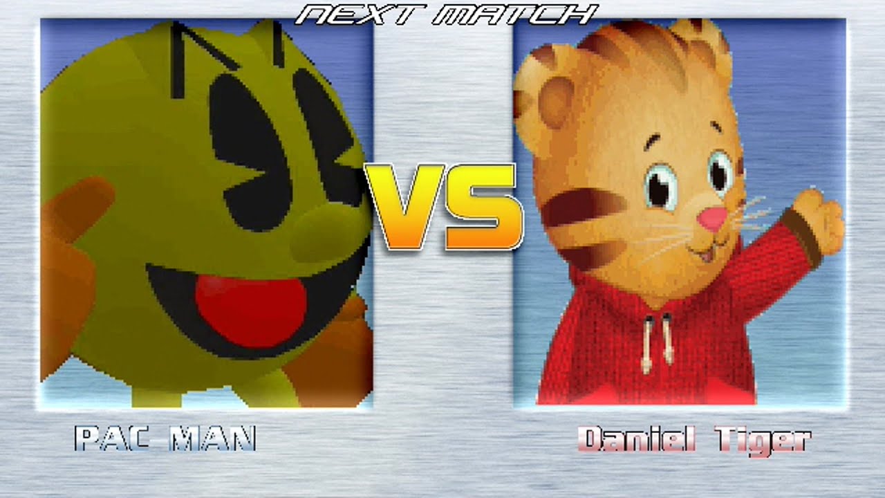 M.U.G.E.N BATTLES | Pac-Man vs Daniel Tiger | Pac-Man vs Daniel Tiger's ...