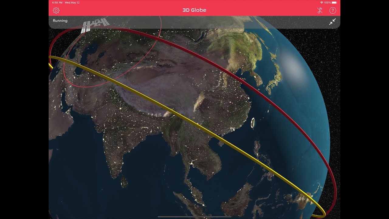 ISS Real-Time Tracker 3D Version 7 Demo - YouTube