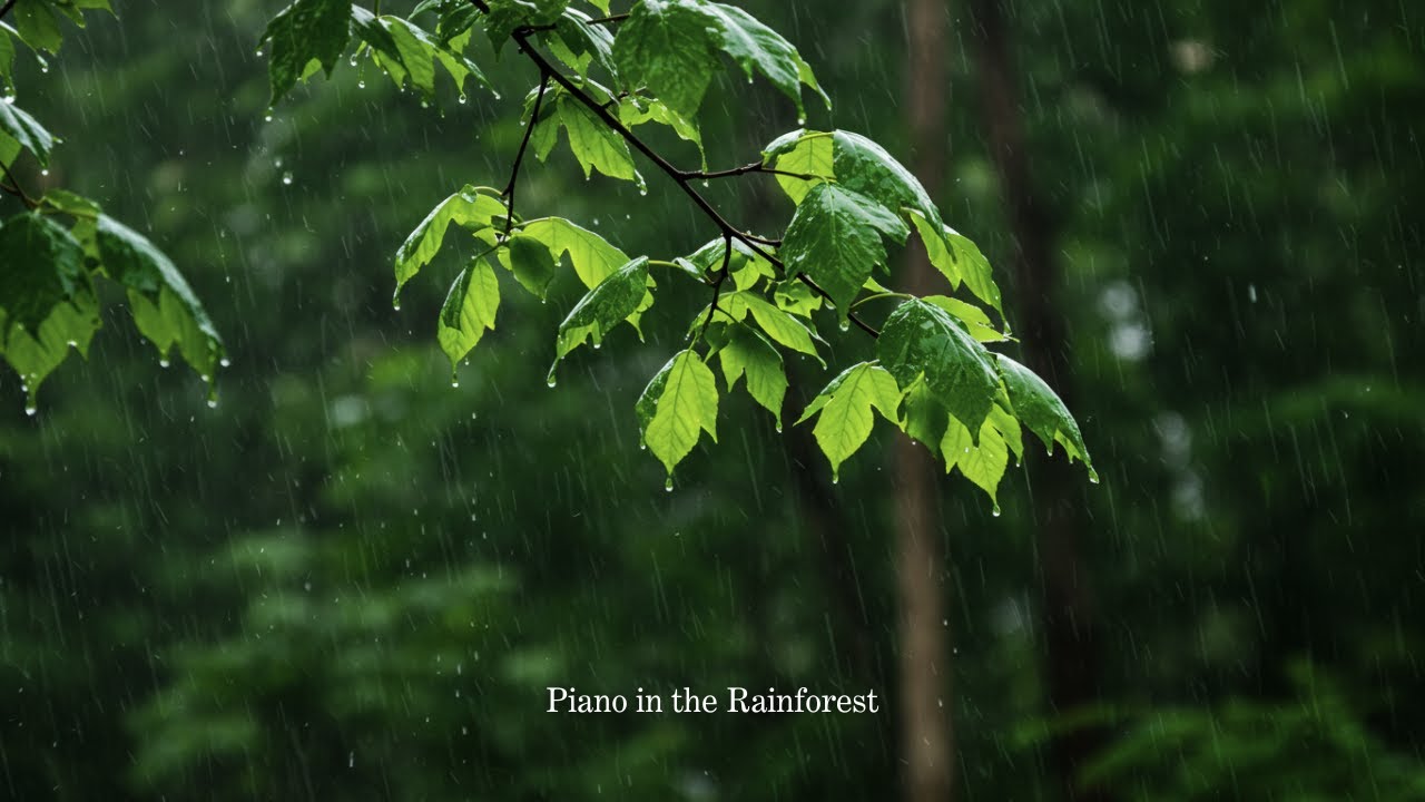 Rainfall In The Forest - Calm Music for Sleep, Deep Relaxation & Study Focus - YouTube