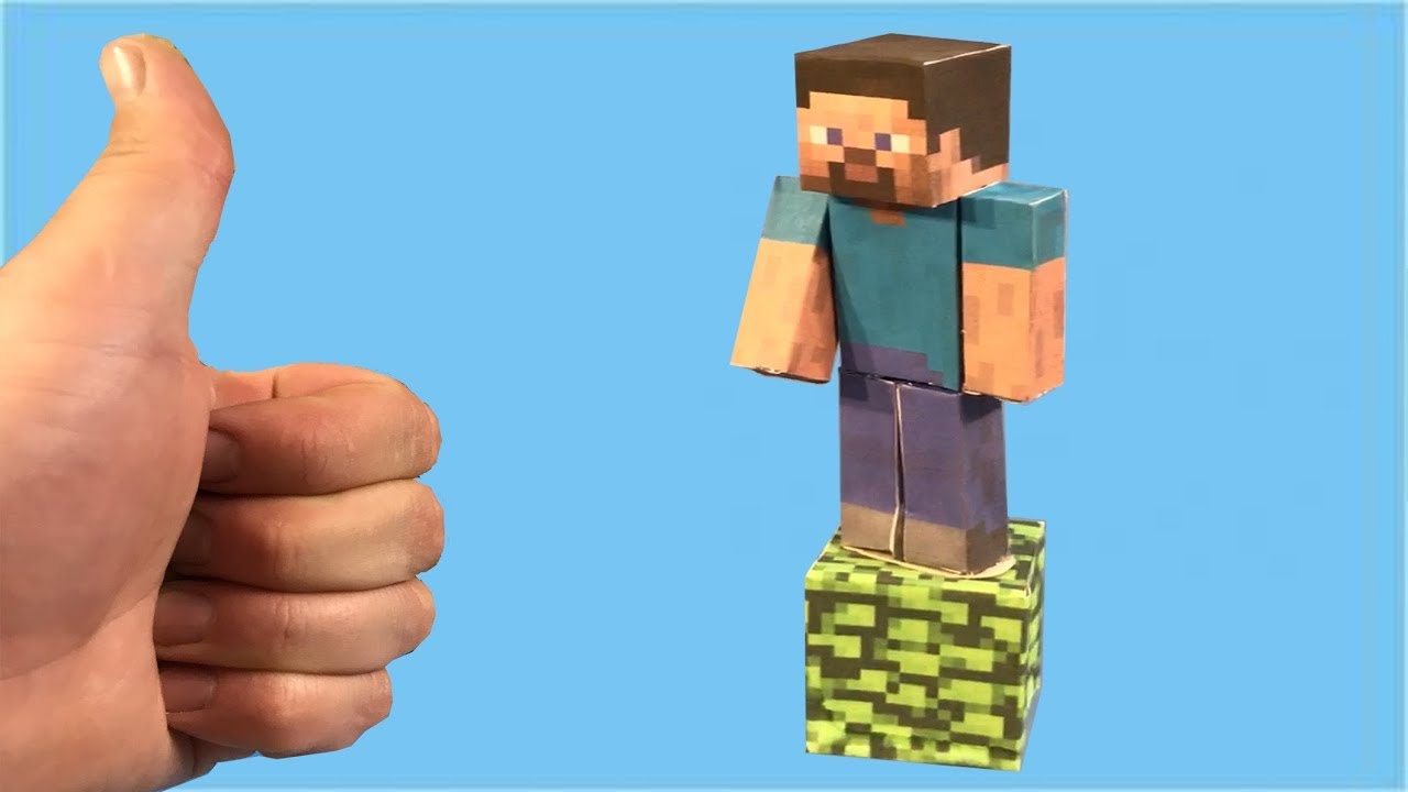 Minecraft Skyblock. Cardboard game. DIY - YouTube