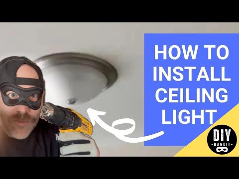 How To Install Hampton Bay Flush Mount Light Fixture