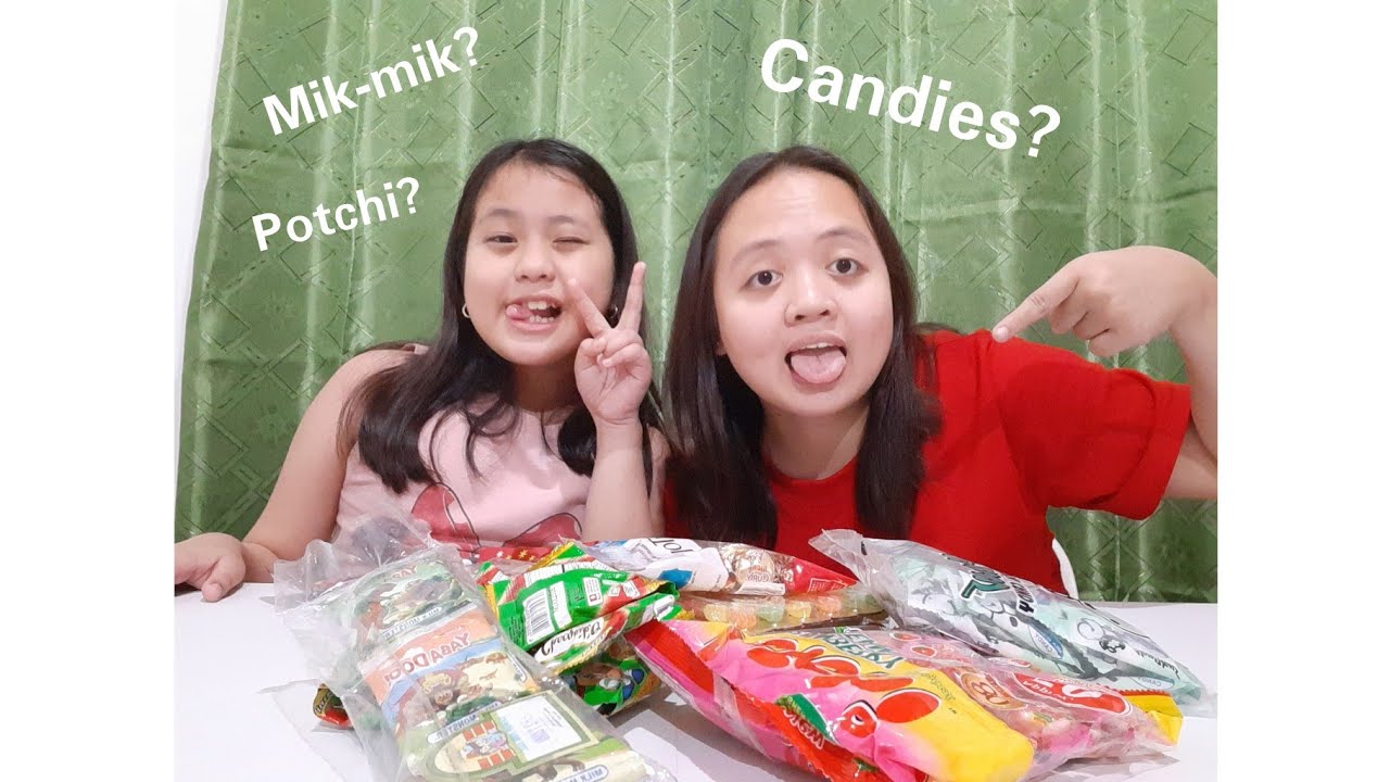 TRYING FILIPINO CHILDHOOD CANDIES (90's Candies) | Mary Myra Bunag ...