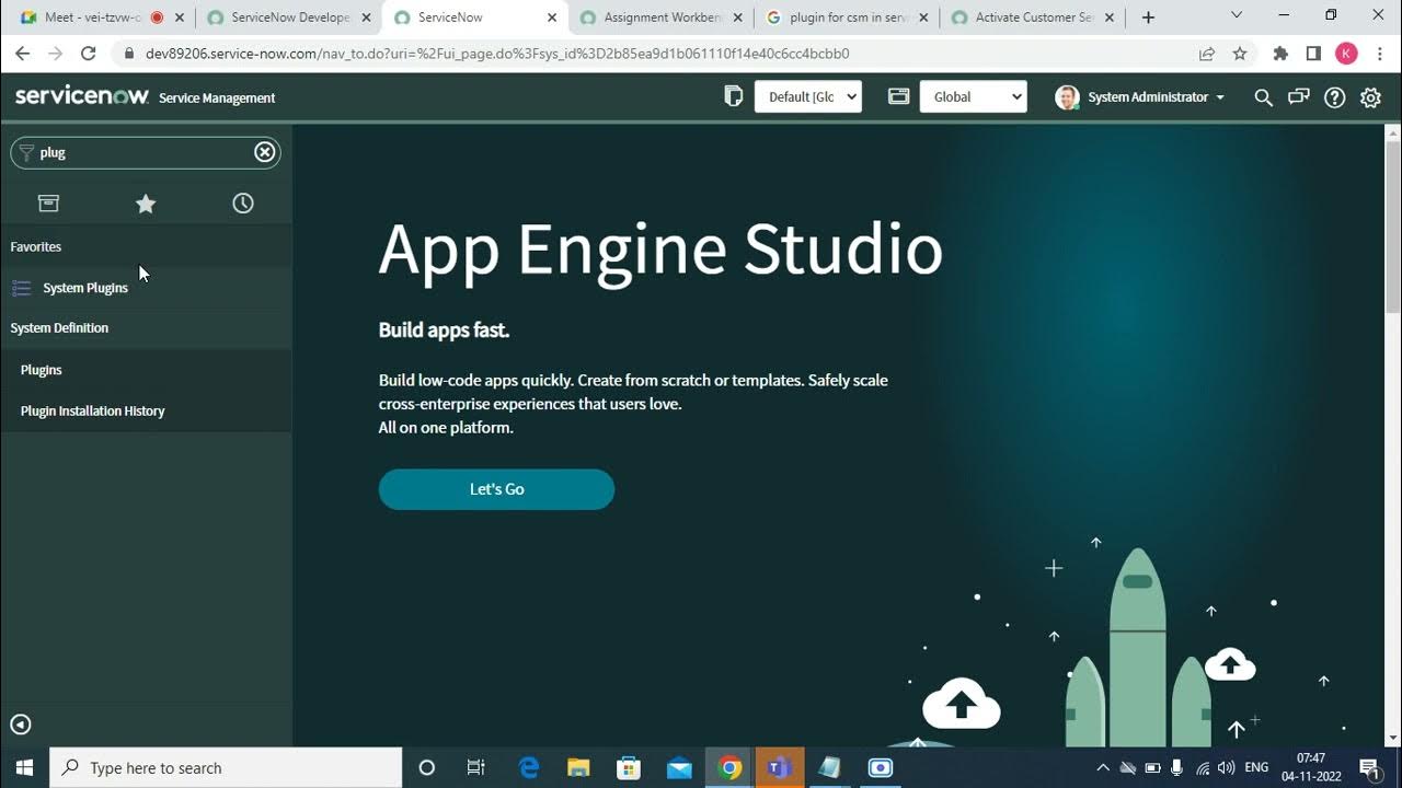 ServiceNow Customer Service Management Plugin installations - YouTube