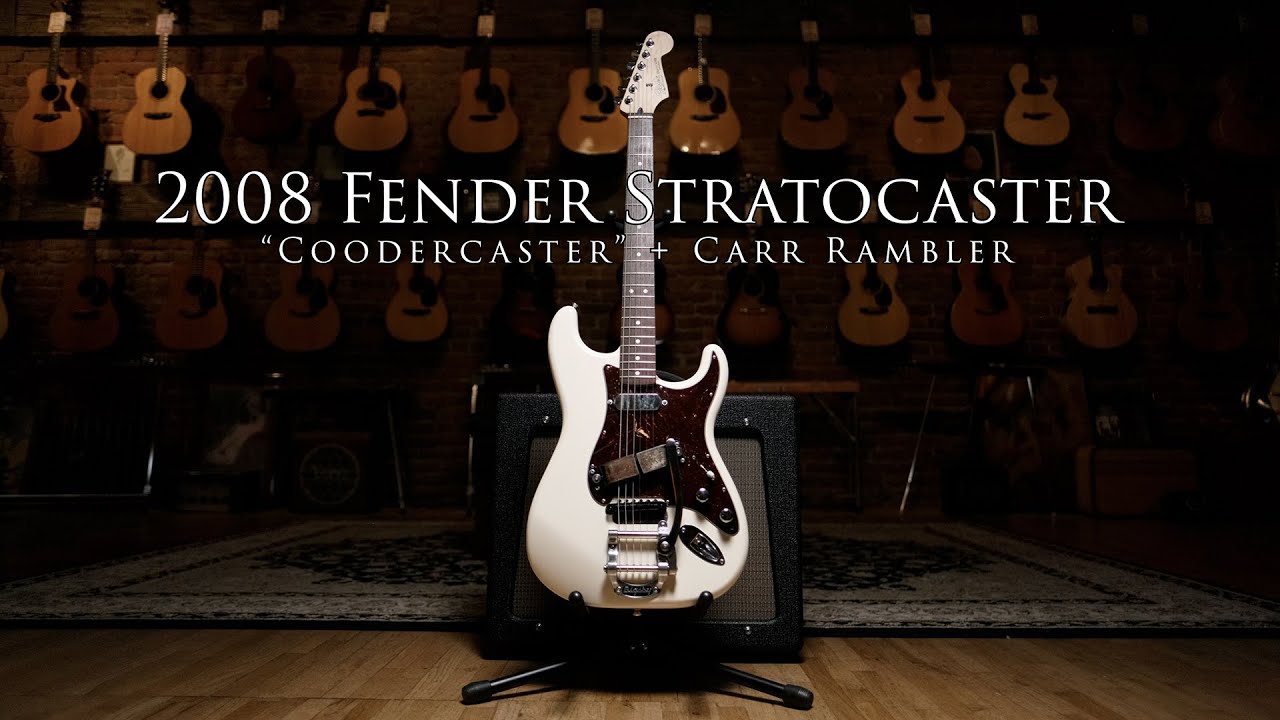 2008 Fender Stratocaster / Coodercaster - YouTube