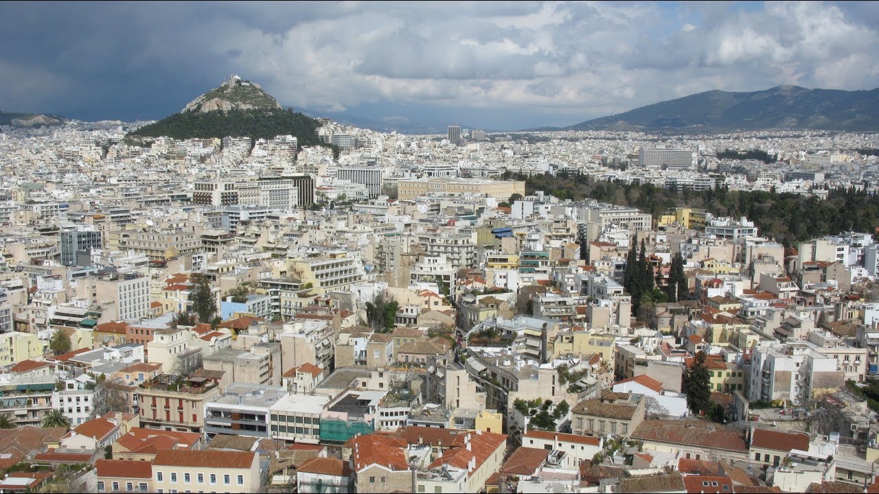 Streets of Athens, Greece in Google Maps - YouTube