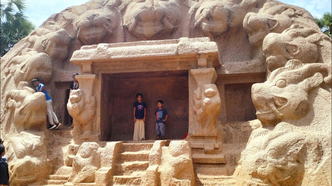 Mahabalipuram Puli Kugai // Tiger Cave Ecr Mahabalipuram ...