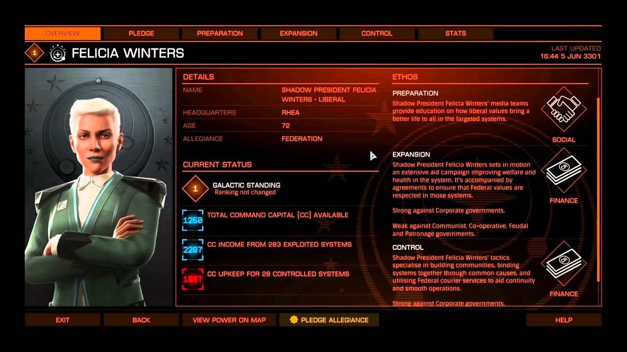 Lets Play Elite Dangerous Powerplay Gameplay / Walkthrough Part 1 ...