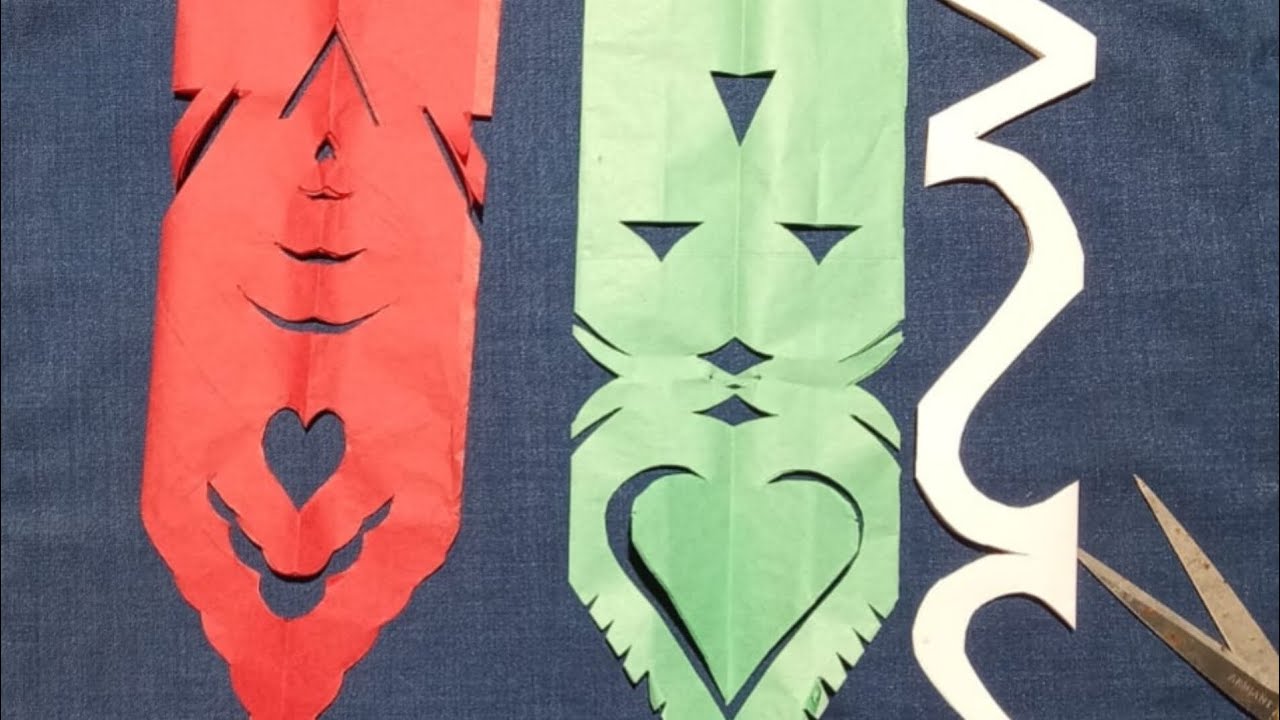 very easy paper cutting proses,try for a while - YouTube