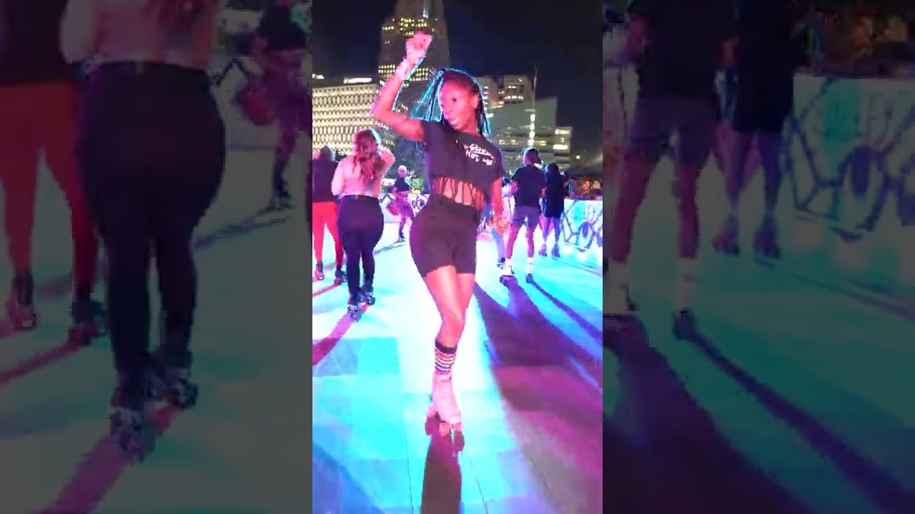 RollerCade Downtown Detroit | Adult Late Skate | Shot by ...