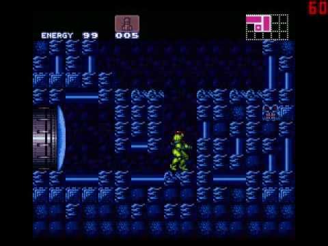 Super Metroid Walkthrough 100% Part 1 Ceres Space Colony,Moph Ball ...