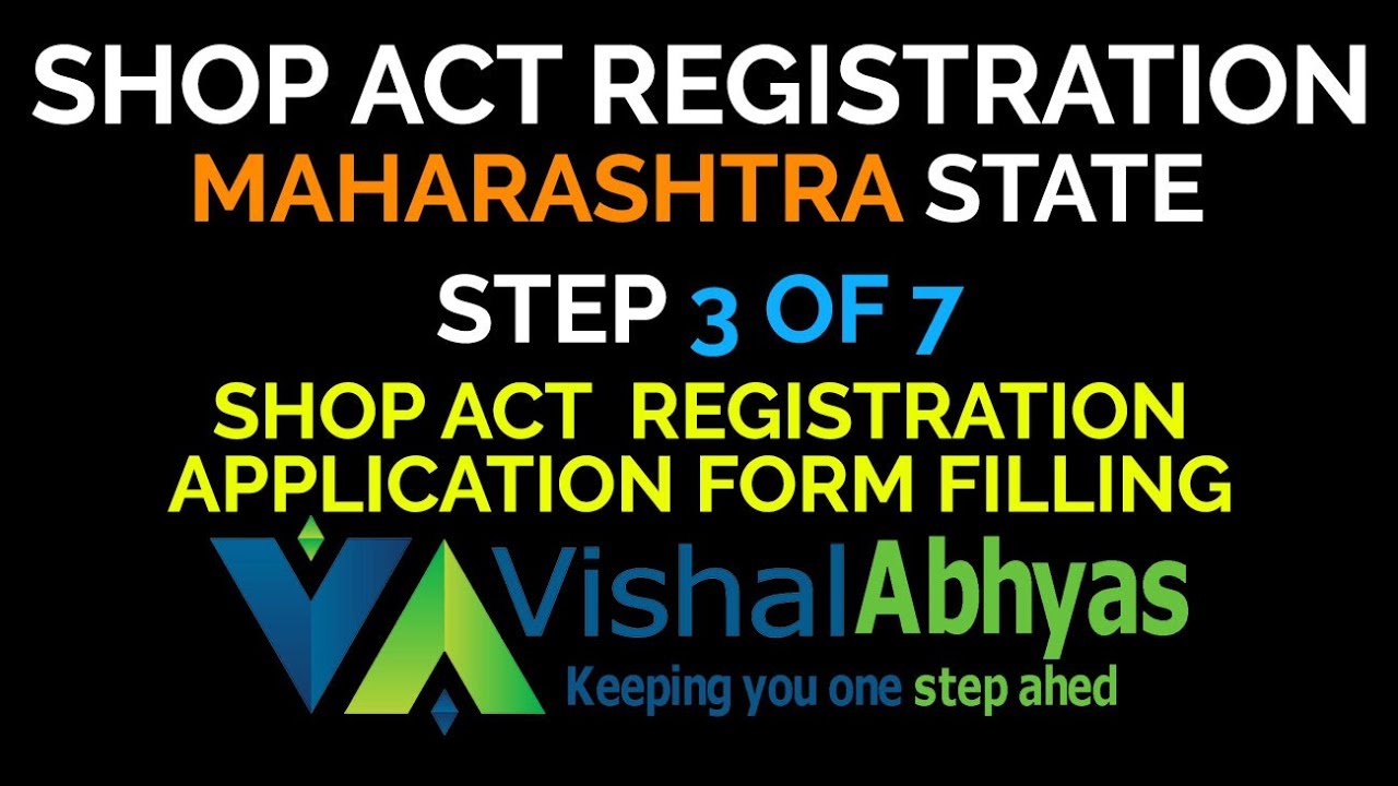 Shop Act Licence Registration Maharashtra Step 3 Application Form ...
