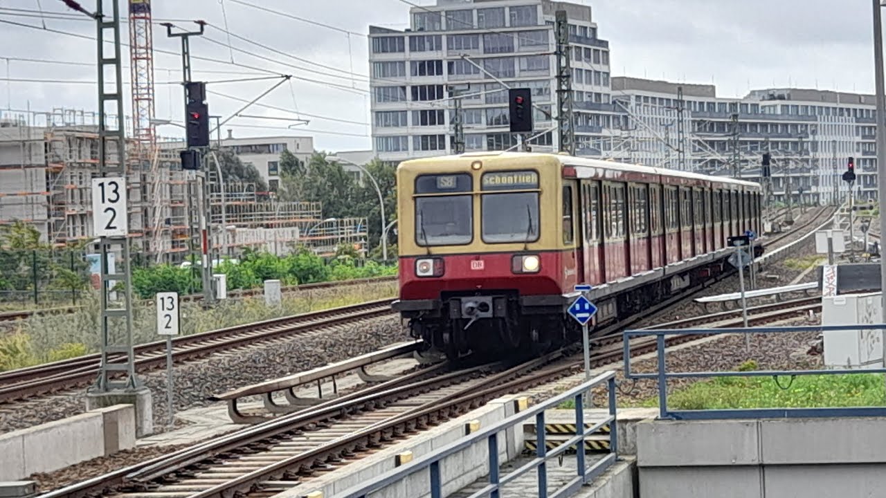 Mitfahrt in der S8 von Schönfließ bis Berlin Grünau in der BR 485 050-9 ...