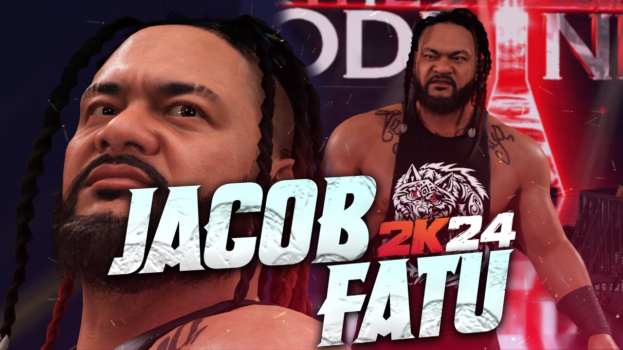 WWE 2K24 JACOB FATU w/Call Name | New WWE 2K24 Mods - YouTube