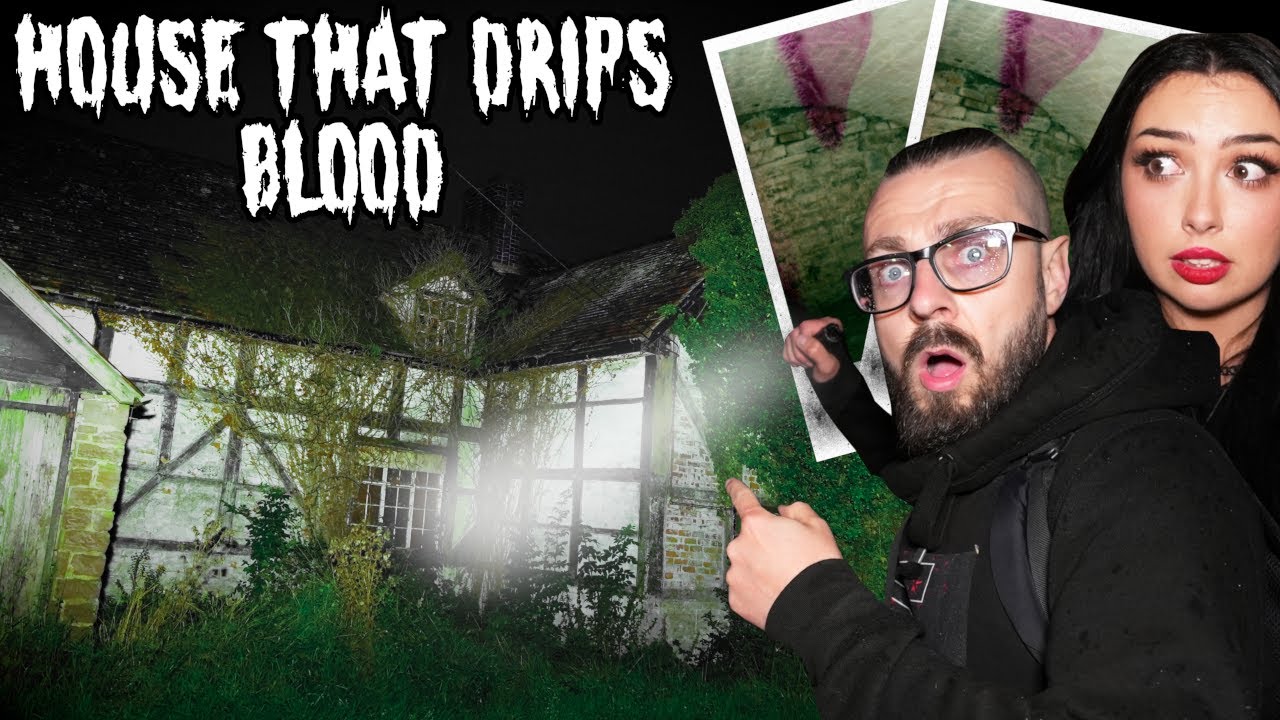 SO SCARED WE WILL NEVER INVESTIGATE THE HAUNTED BLEEDING HOUSE AGAIN ...