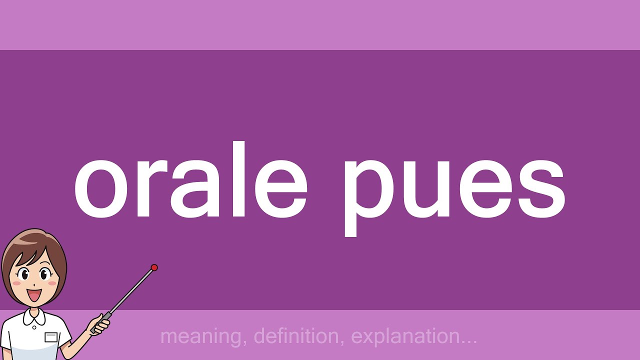 orale pues - YouTube