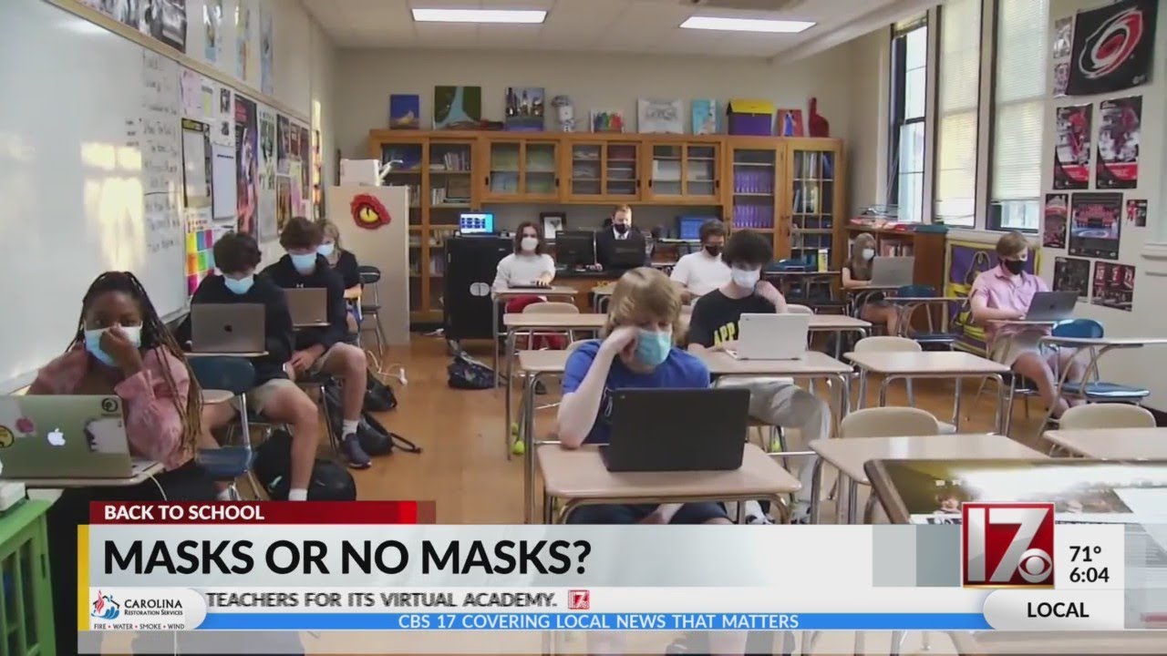 Masks or no masks in NC schools? - YouTube