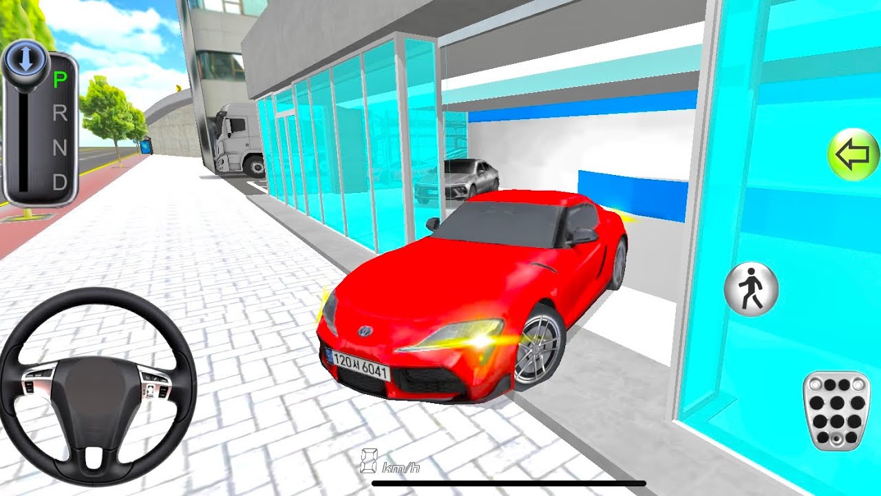 3d driving class | android gameplay 2025 | new red Mercedes G70 ready ...