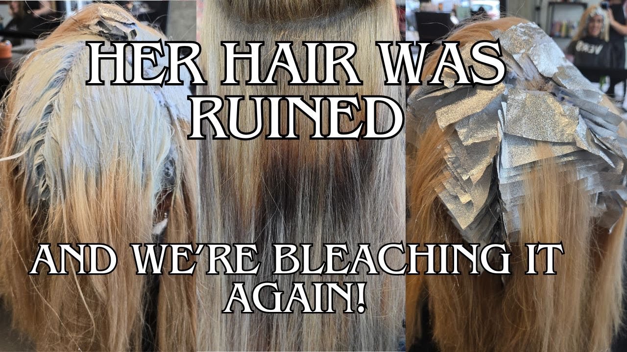 SHE'S BACK! The WORST Hair Disaster I've Ever Seen PART 2 | Bleaching ...
