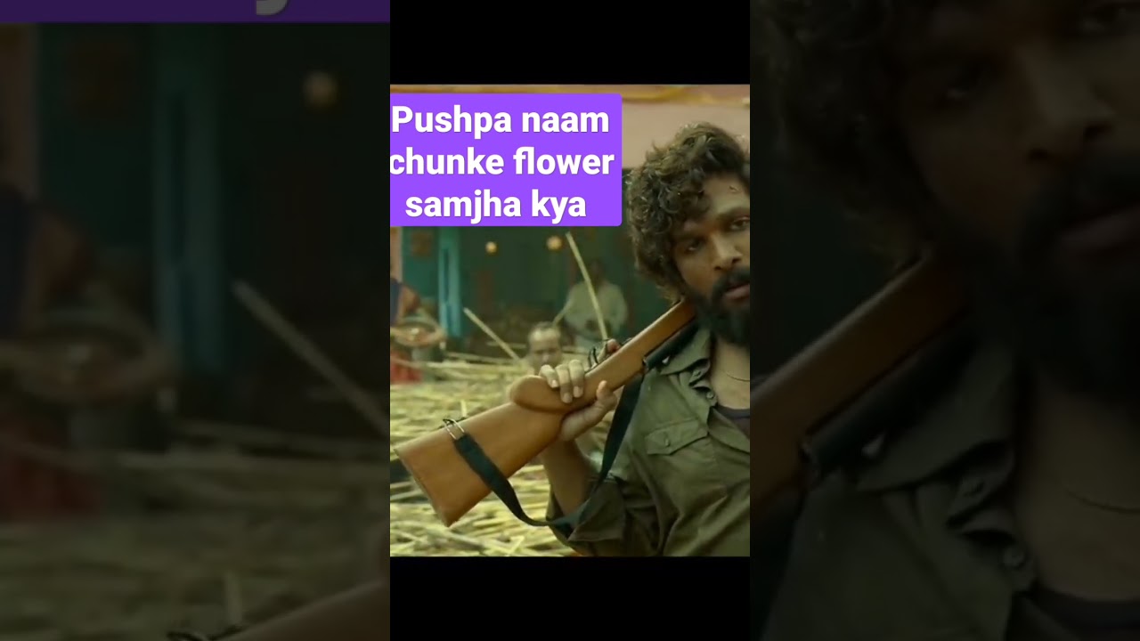 pushpa Raj, best dialogue,flower samja kya - YouTube