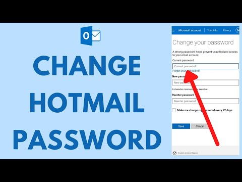 How to Change Hotmail Password (Step by Step) - YouTube