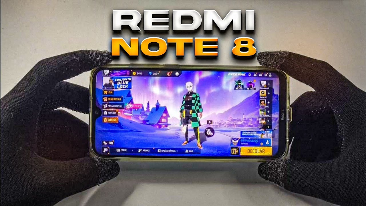 REDMI NOTE 8 NA NOVA ATUALIZAÇÃO DO FREE FIRE 📱 - YouTube