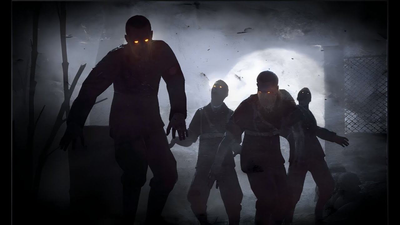 Call of Duty:World at War(2008) Zombies:“Nacht Der Untoten”+2 players+ ...