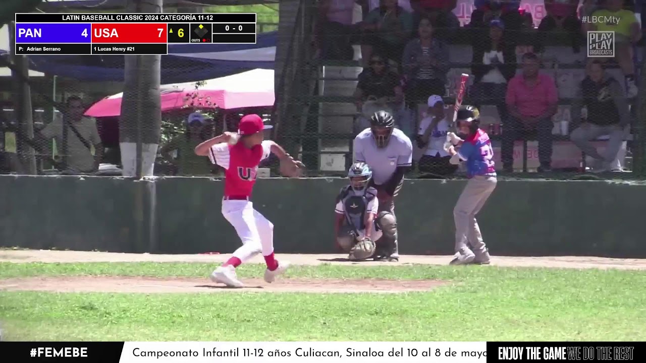 Latin Baseball Classic | USA, Arizona vs Panamá | 11-12 Años - YouTube
