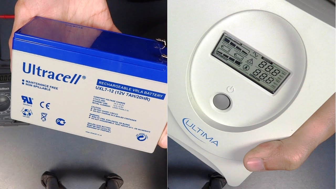 Replacing 1KV UPS Batteries (Sollatek - ULTIMA) - YouTube