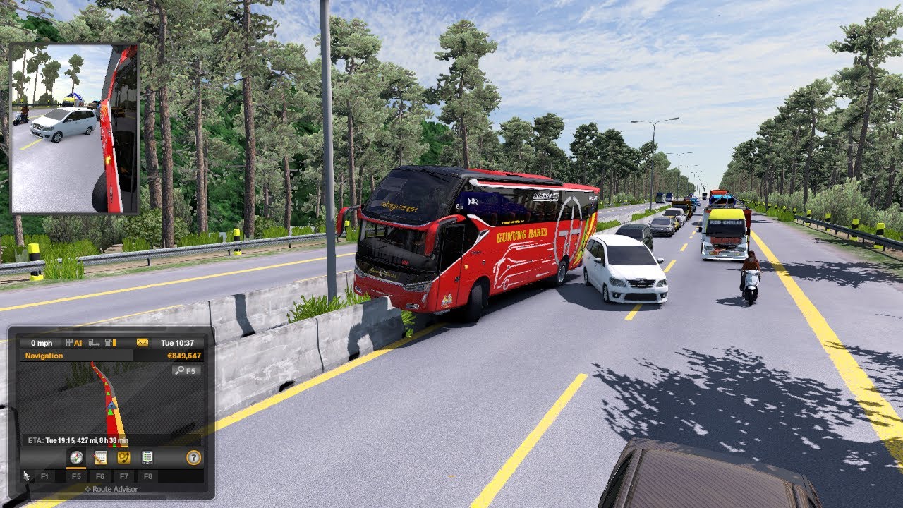 Jelajah Map Trans Jawa bersama Gunung Harta rute Cikampek | ETS2 MOD ...