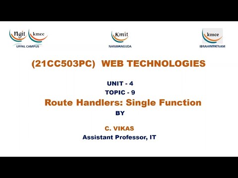 UNIT - 4_Request Handlers Single Function - YouTube