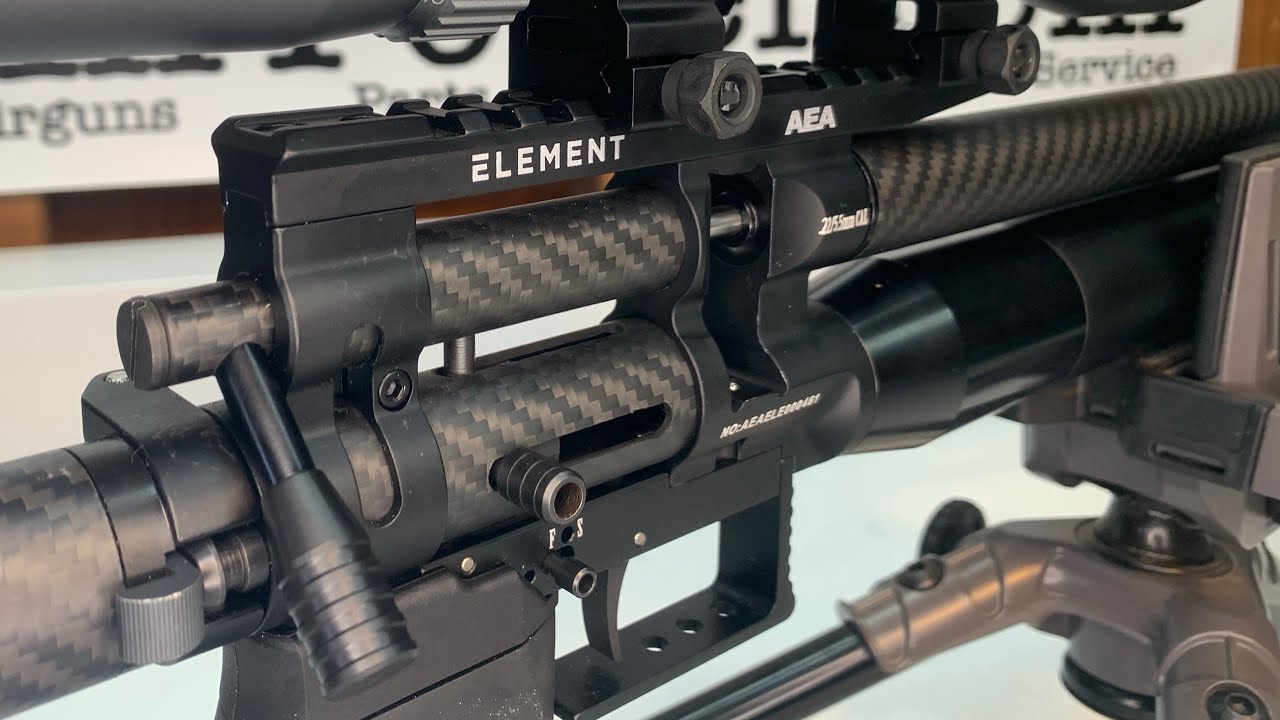 AEA ELEMENT .22 CAL, ULTRA LIGHT WEIGHT AIR GUN - YouTube