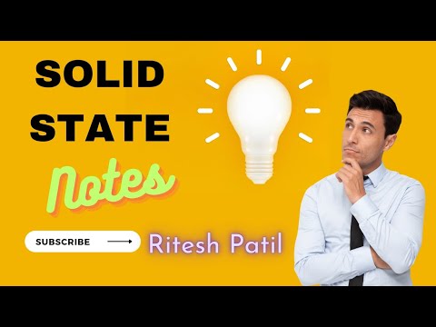 Solid State Notes By Professor|NEET JEE 11th-12th 🏻💯💥 #notes # ...