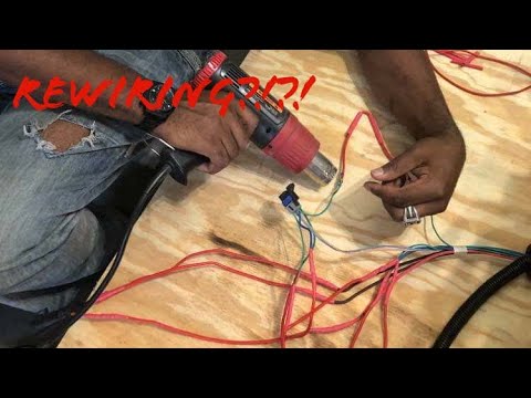 Factory Five 35 Hot Rod Truck Wire Rerouting - YouTube