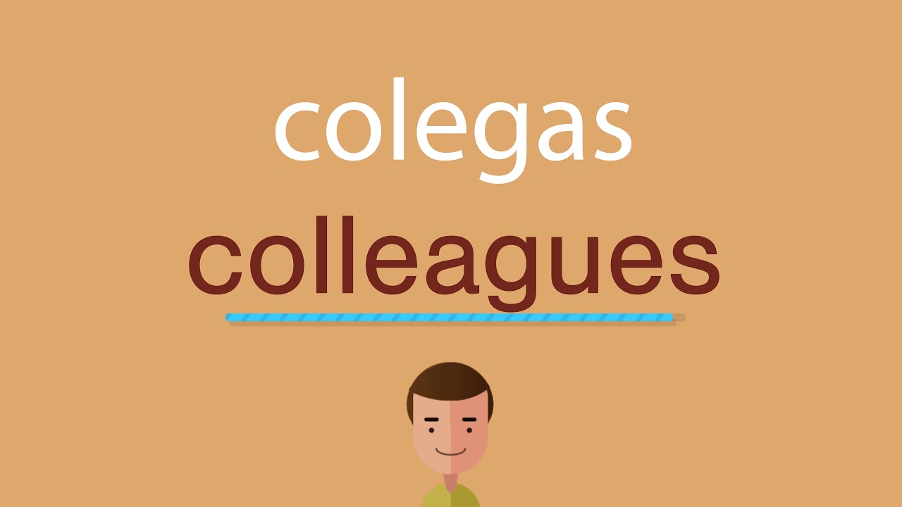 Cómo se dice colegas en inglés - YouTube