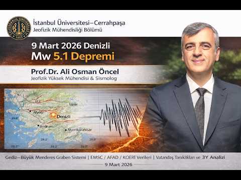 🌍📊 9 Mart 2026 Denizli Depremi